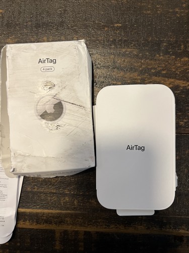 Apple AirTag GPS, WiFi, Bluetooth Mini-Tracker for iOS Devices (4-Pack ...