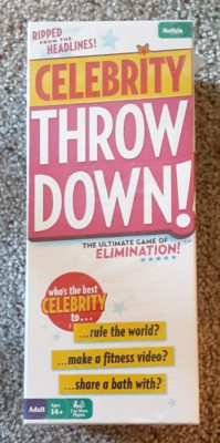 Celebrity Throw Down! Board Game From Buffalo New Sealed | eBay
