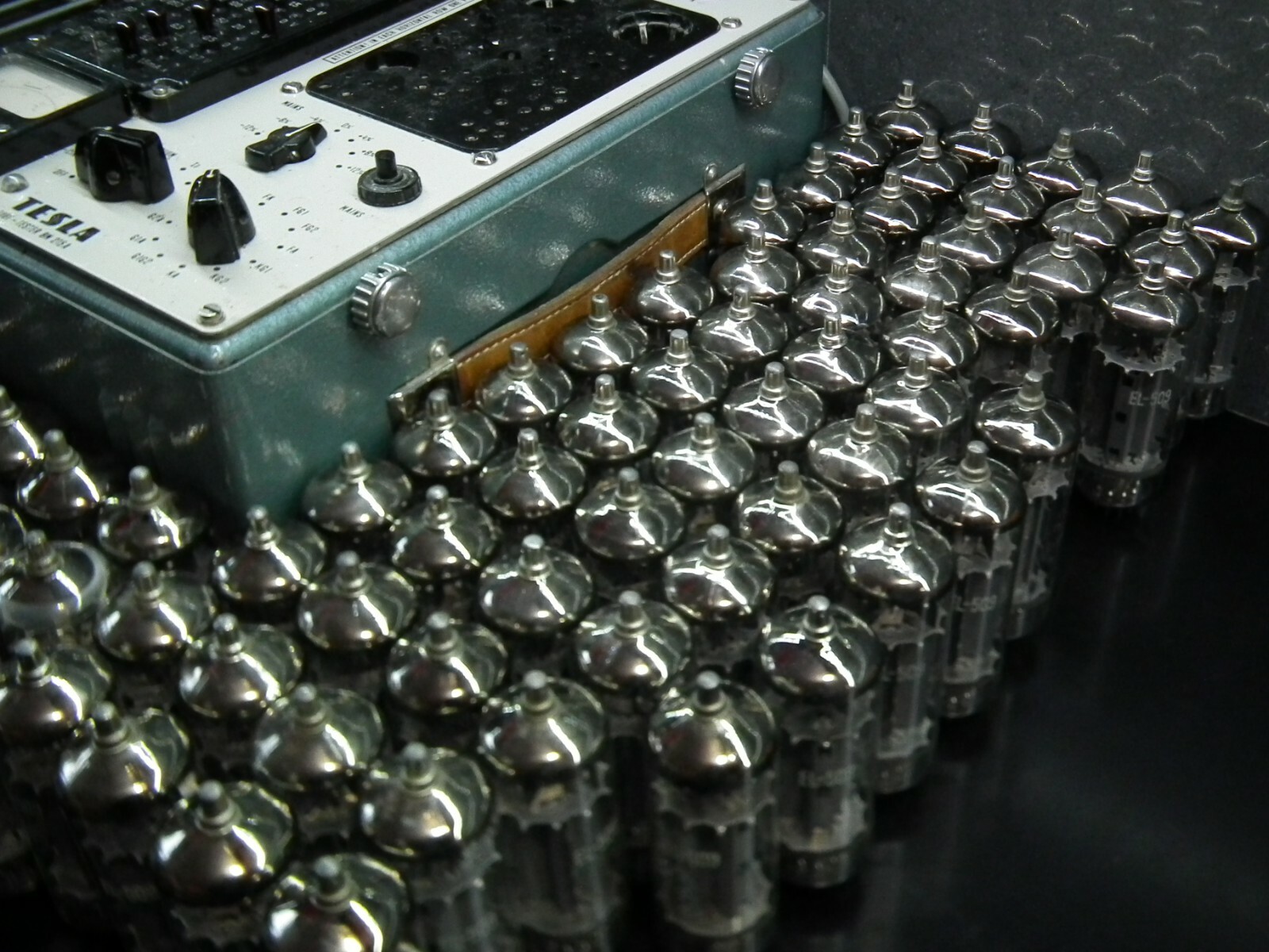 EL509 EL519 6KG6 EI Yugoslavia Philips Triple Mica NOS PLATINUM QUAD ...