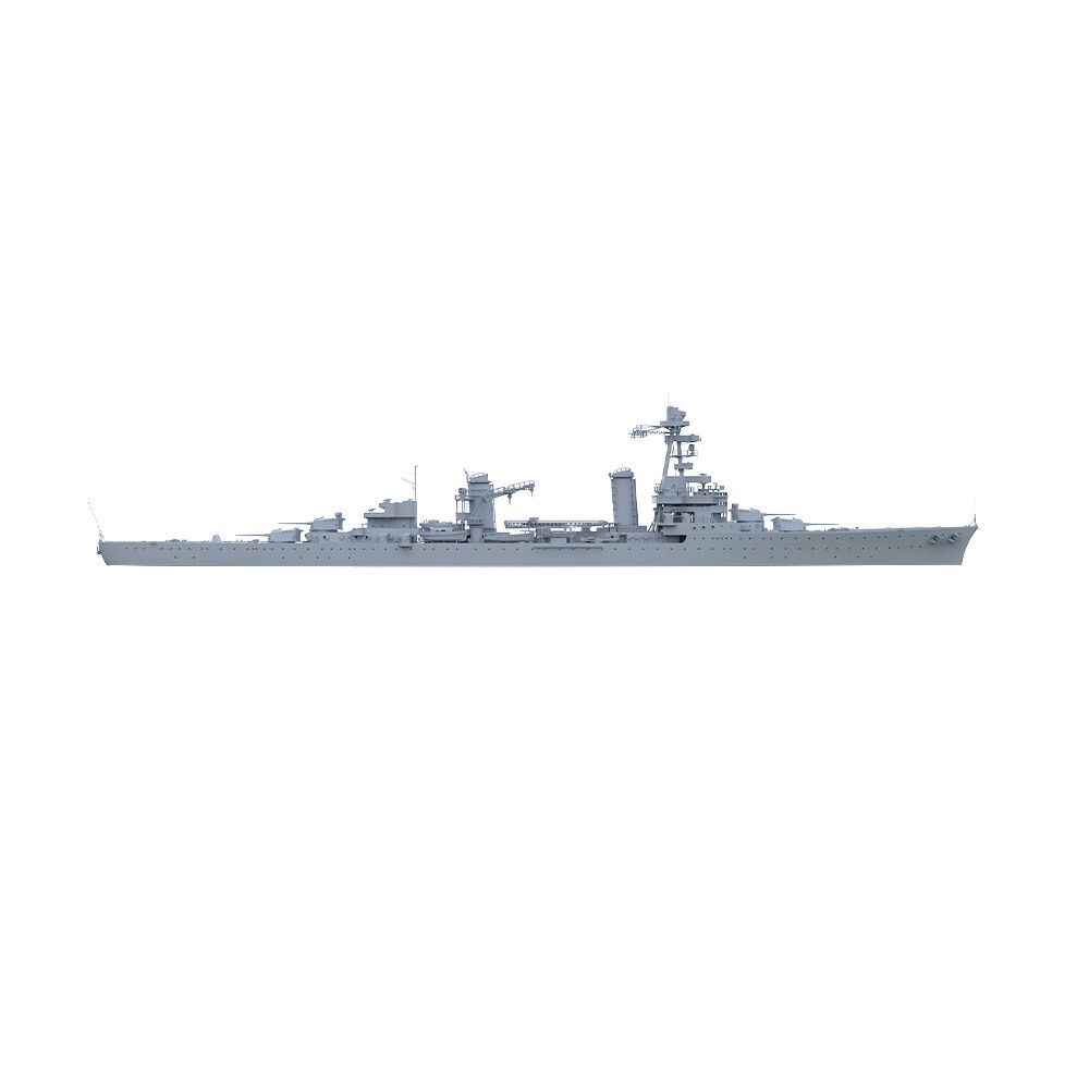 SSMODEL 1/700 584 Military Model Kit France Navy Colbert Cruiser WWII ...