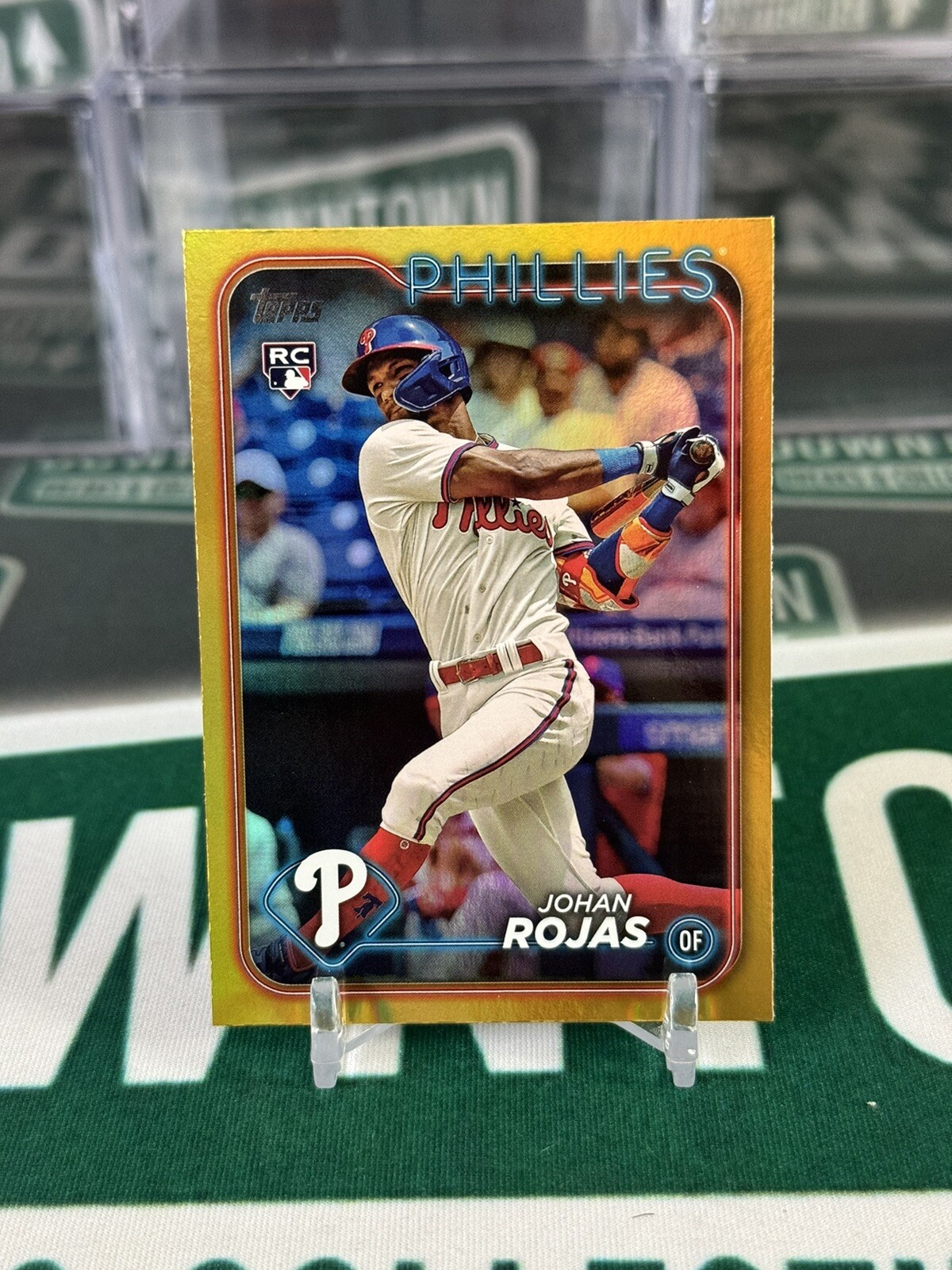 JOHAN ROJAS 2024 Topps Series 1 Baseball Phillies SP Gold Foil Rookie ...