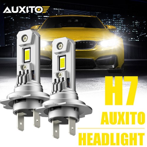 100W High Beam H7 LED Headlight Light Bulb 24000LM 100W 6500K White Low ...