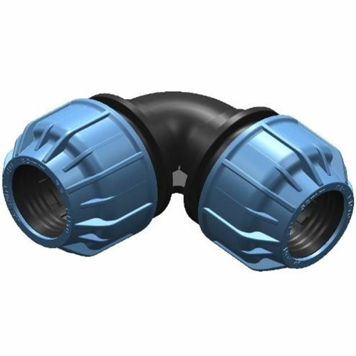 MDPE COMPRESSION ELBOW FOR WATER PIPE 20MM 25MM 32MM 40MM | eBay UK