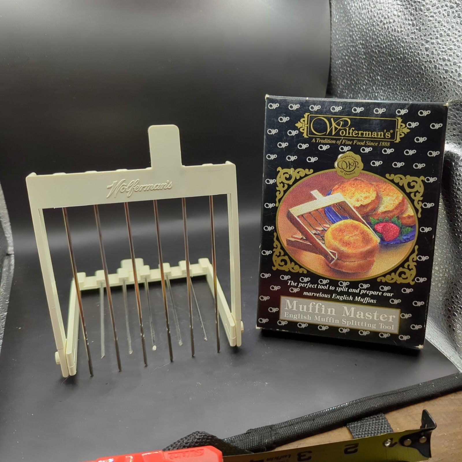 New Wolferman's MUFFIN MASTER English Muffin Splitting Tool in Original ...