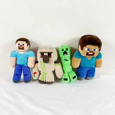A177 Mojang Minecraft Lot Creeper Golem Plush 8" Stuffed Toy Lovey | eBay