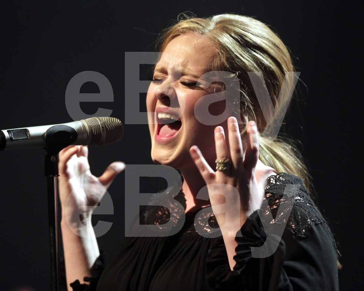 Adele "Singer Live" 10x8 Photo | eBay