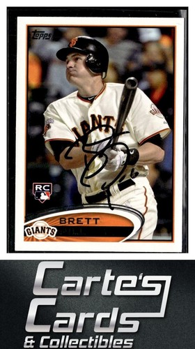 Brett Pill 2012 Topps #70 RC San Francisco Giants TTM/IP Signed ...