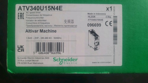 Schneider Electric ATV340U15N4E ATV340 1,5KW 400V ETH ,Not ATV312 ...