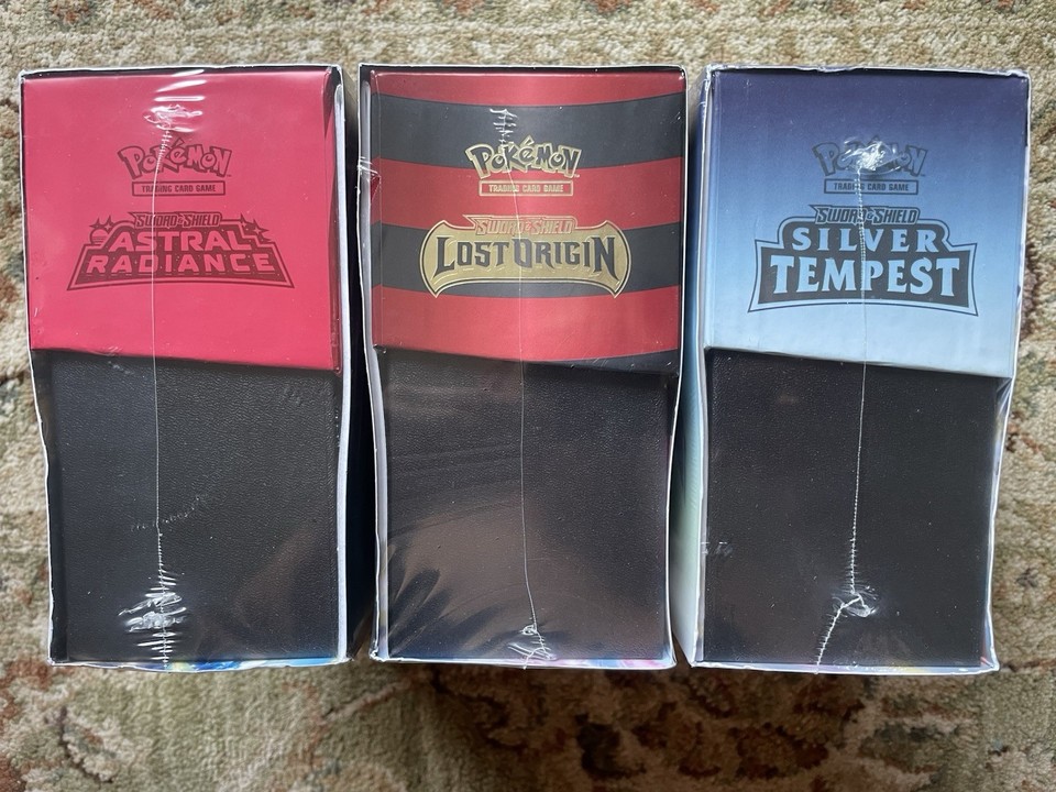 Pokémon TCG Sword & Shield Elite Trainer Box ETB Lot 3 Silver Astral ...