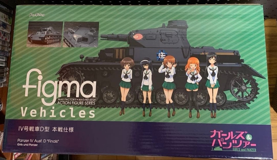 Figma Vehicles Girls und Panzer Panzer IV Type D 1/12 Scale Tank Model ...
