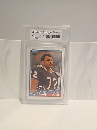 💎💎 1988 Topps #79 William Perry - THE FRIDGE 💎 GRADED FGC10 MINT 💎💎 | eBay