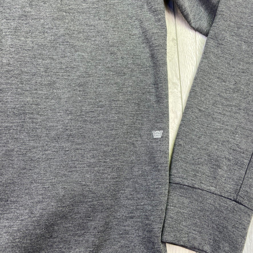 Mack Weldon Atlas Jacket Mens Medium Gray Long Sleeve Mock Neck Full ...