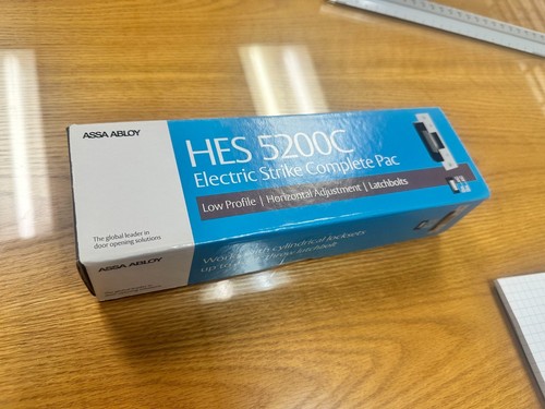 HES 5200C LBSM Electric Strike Complete Pac Faceplate Option 5200C-12 ...