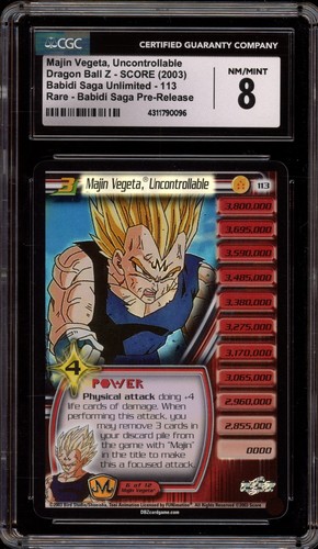 Dragon Ball Z Score Majin Vegeta, Uncontroll. Babidi Saga Pre-Release ...