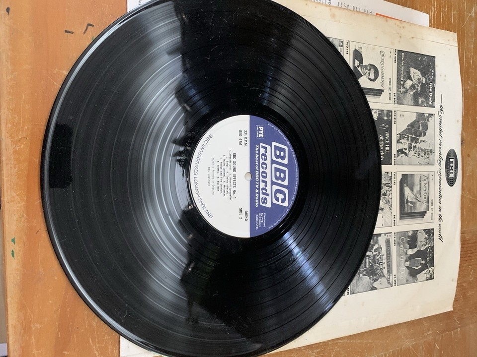 BBC Sound Effects No. 1 12" 1969 Vinyl Record LP RED47 BBC Records ...
