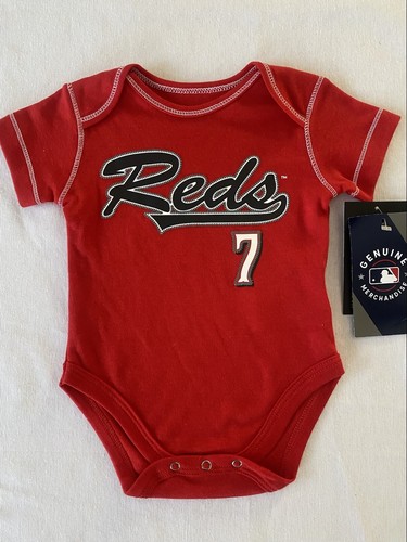 Cincinnati Reds Baby 0-3M One Piece Bodysuit 7 Suarez New 191907644067 ...