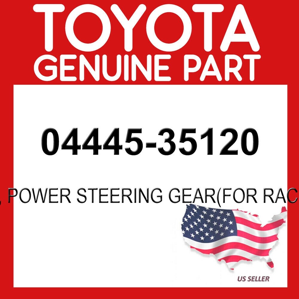 Toyota Genuine 04445-35120 Gasket Kit Power Steering Gear For Rack ...
