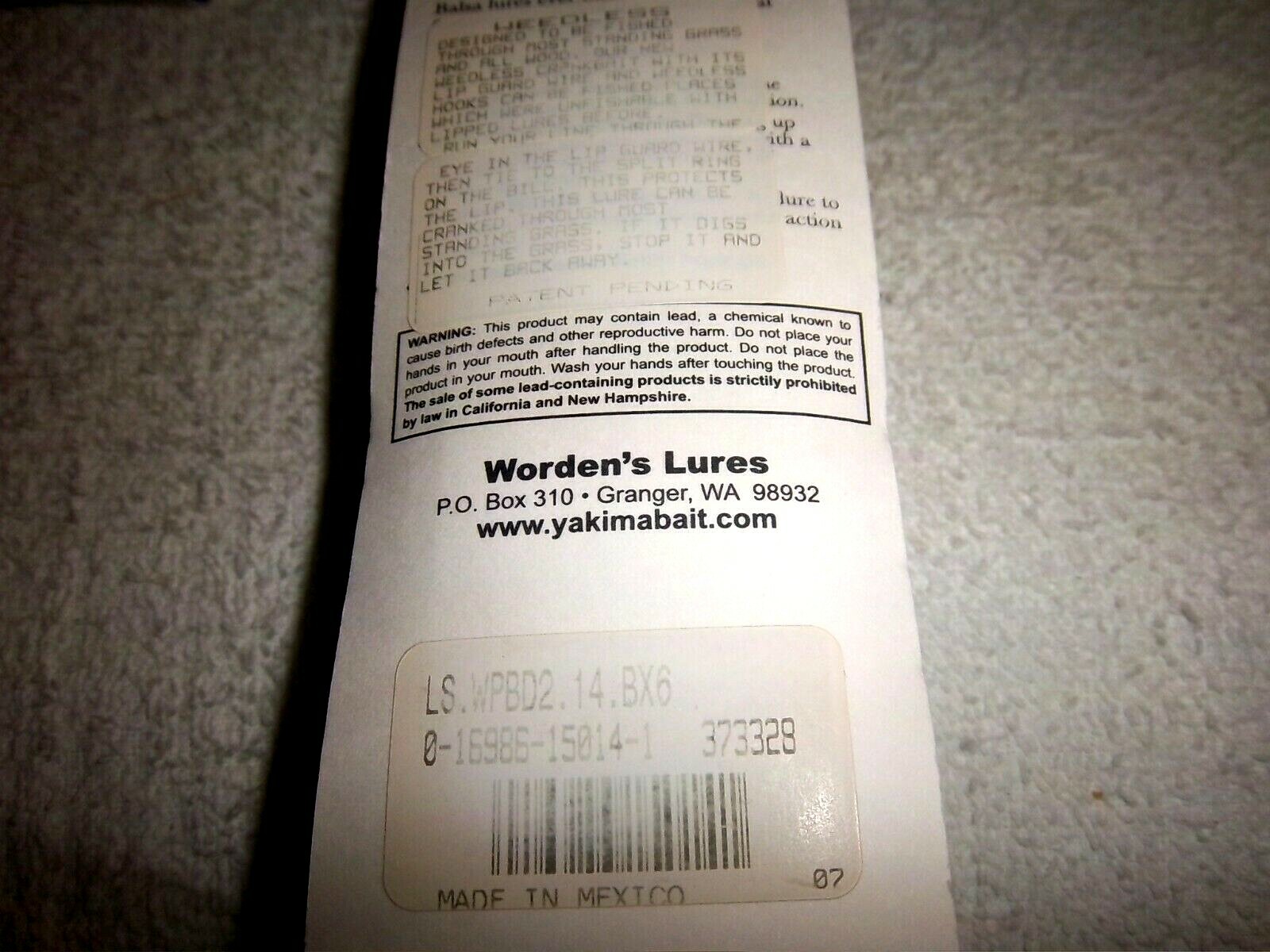 LEE SISSON LURE 2-1/2" WEEDLESS CRANKBAIT 373328 - LS.WPBD2.14 SUMMER CRAW M3409 | eBay