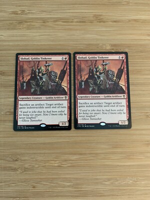 X2 Slobad, Goblin Tinkerer Commander 2016 MTG Magic the Gathering Rare ...