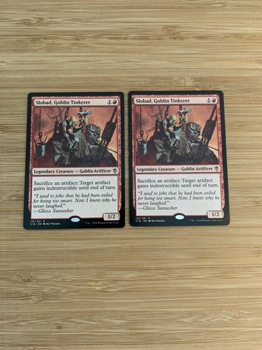 X2 Slobad, Goblin Tinkerer Commander 2016 MTG Magic the Gathering Rare ...