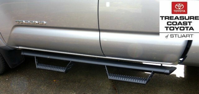 NEW OEM TOYOTA TACOMA 2007-2021 DOUBLE CAB PREDATOR STEP BARS 2 PIECE ...