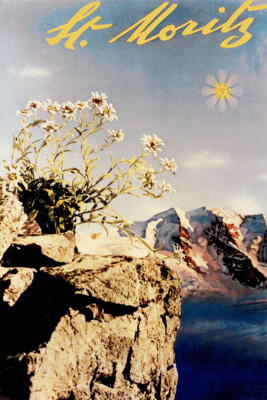 St Moritz Sun Edelweiss 1938 Vintage Wall Art Home Decor - POSTER 20x30 ...