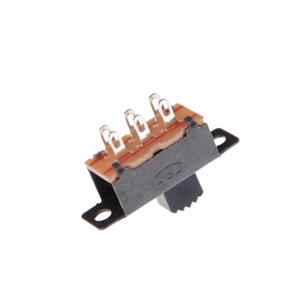 10 Pcs 2 Position DPDT 2P2T Panel Mount Vertical Slide Switch 6 Pin 0 ...