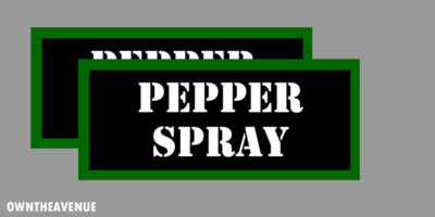Pepper Spray Labels 3.5" x 1.50" stickers decals Ammo Storage (2PACK ...