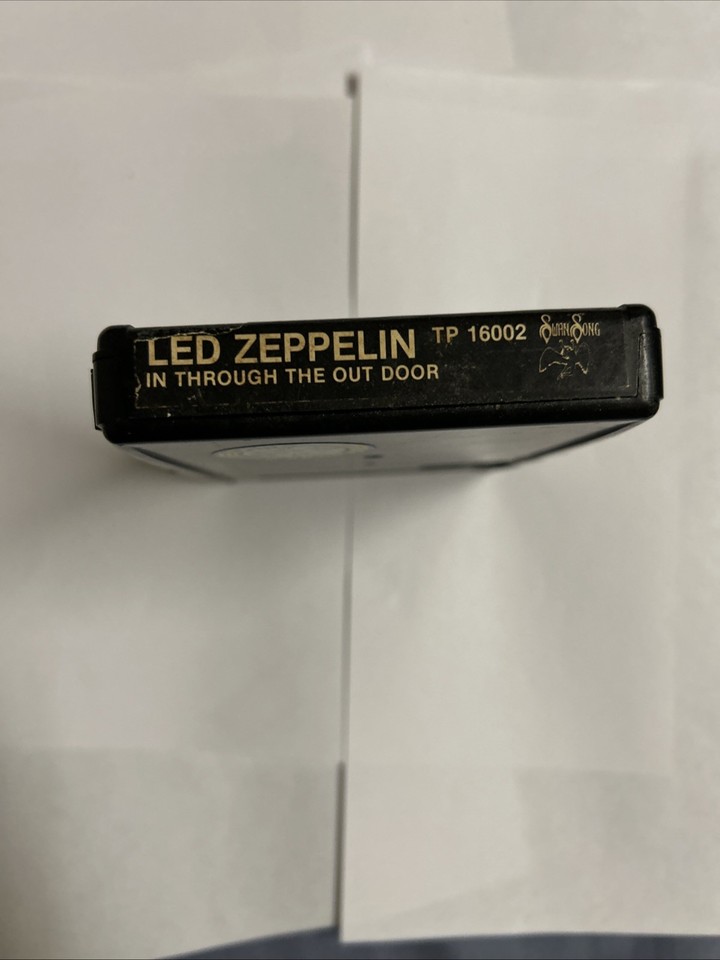 LOT OF 3 LED ZEPPELIN 8 TRACK TAPES IV, II, And In Through The Out Door ...