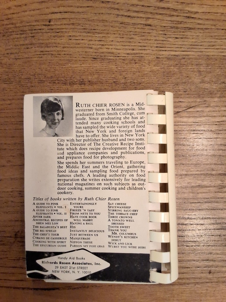 German Cookbook Wurst You Were Here VTG 1958 Ruth Rosen Recipes Germany ...