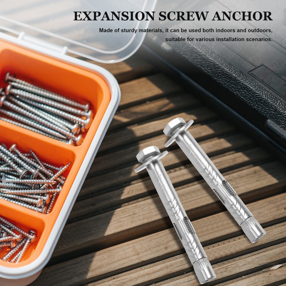8 Pcs Wall Screws for Concrete Anchor Fixing Bolts Anchors Expansion ...