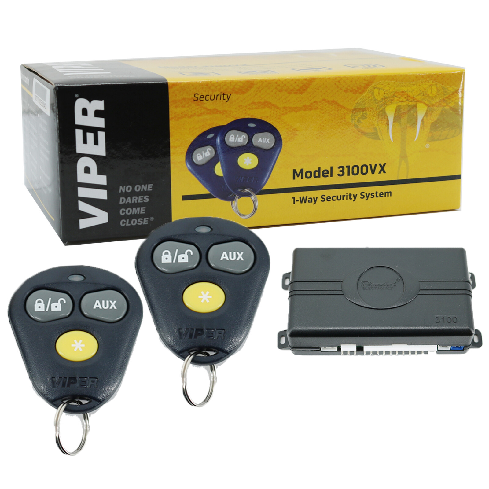 Viper 3100VX Keyless Entry Car Alarm Security System + 2 Remotes | eBay