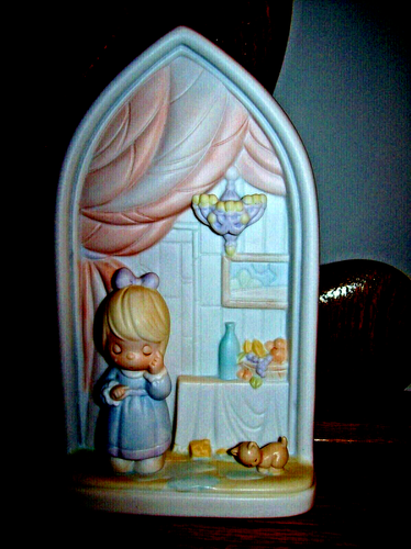 ENESCO PRECIOUS MOMENTS PORCELAIN 2ND BEATITUDE "BLESSED ARE THEY THAT ...