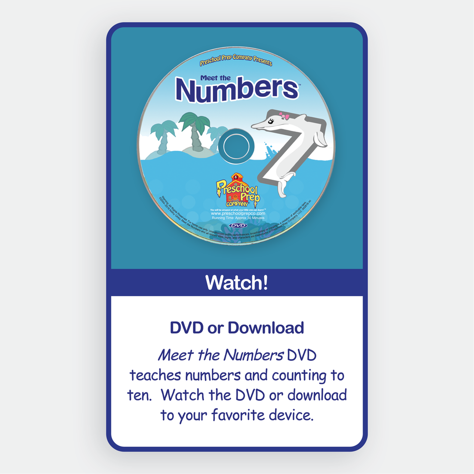 Meet the Numbers Learning Kit | FAST FREE SHIPPING | Preschool Prep ...