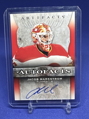 JACOB MARKSTROM 2021-22 Upper Deck Artifact Autofacts #AF-JM Calgary ...