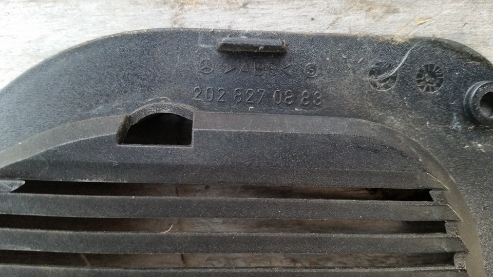MERCEDES 1998-2000 C43 AMG W202 REAR RIGHT DOOR SPEAKER COVER INSERT ...