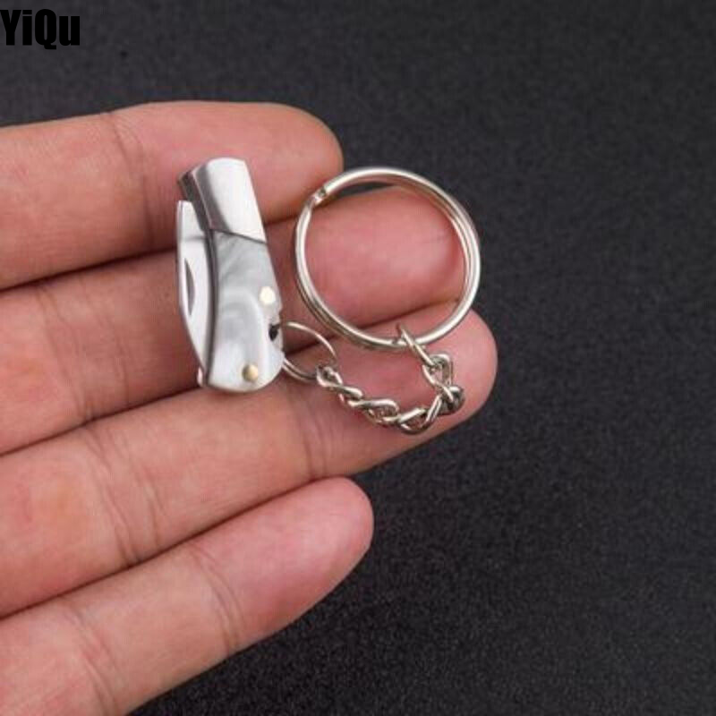 Hot Outdoor Mini Folding Knife Keyring Small Pocket Key Chain Men Gift ...