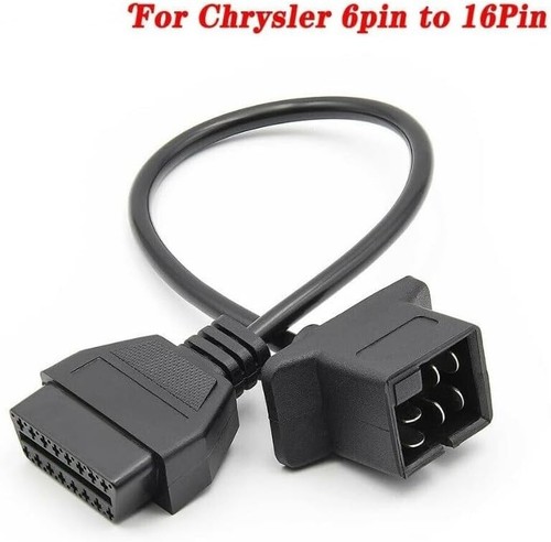 6 pin To 16Pin Convertible Adapter Cable Auto Car Code Reader Wire For ...