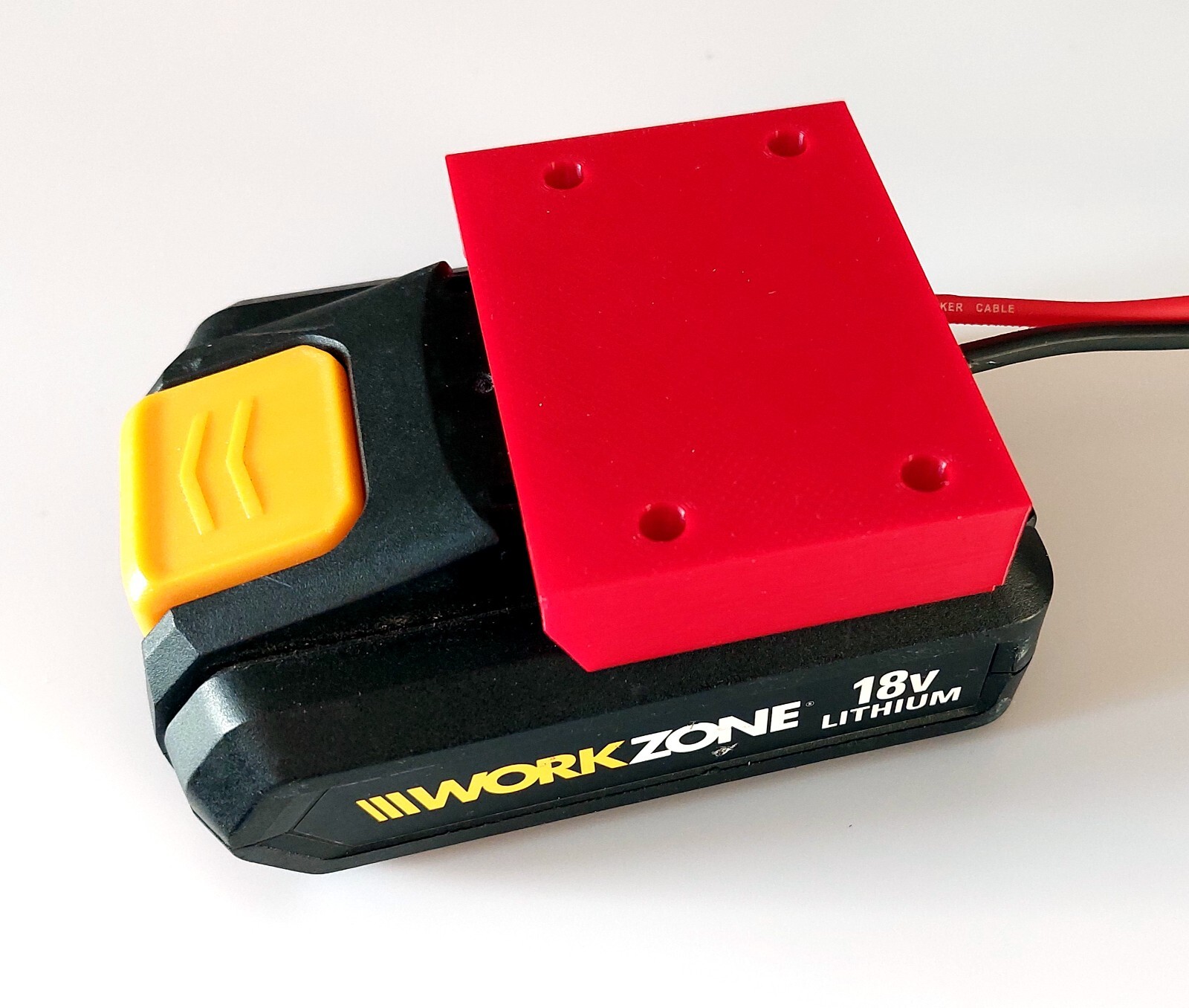 Worx WorkZone ErBauer JCB 20v Li-ion Battery Cable Connect Output ...