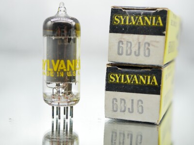 2x Sylvania 6BJ6 Sylvania CV3909 E99F Audio HiFi Tube Röhre NEW in Box ...