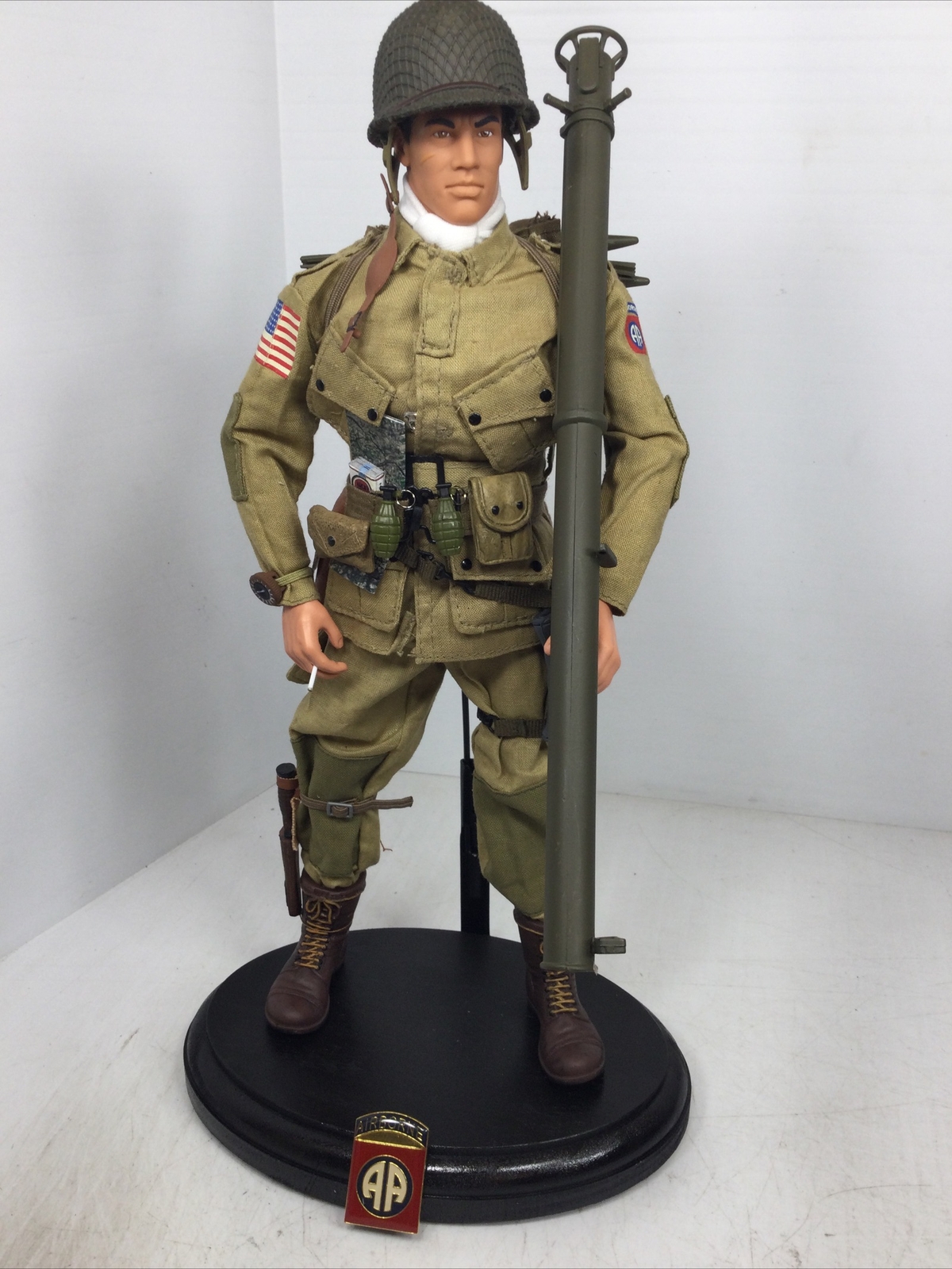 1/6 CUSTOMIZED HASBRO GI JOE WW2 US 82ND AIRBORNE PARATROOPER NORMANDY ...