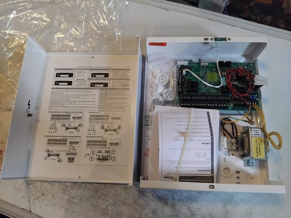 PYRONIX EURO 46/S V10 HYBRID 76-ZONE CONTROL PANEL WITH KEYPAD | eBay