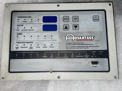 TITAN CENTRAL CHILLER UNIT OPERATOR INTERFACE CONTROL PANEL 141300 ...