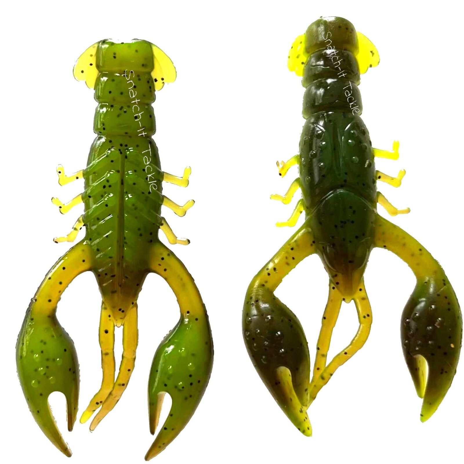 6 Soft Plastic Fishing Lures YABBIES PRAWN NIPPERS LOBSTER CRAY LURE ...