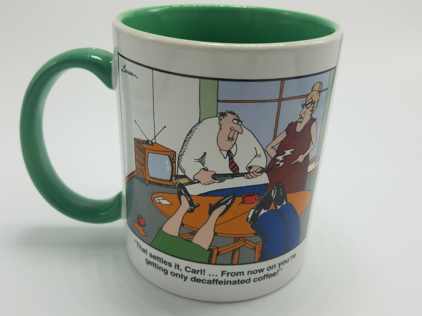 Vintage 1980 FAR SIDE MUG Gary Larson Therapy CARL YOU'RE ONLY GETTING ...