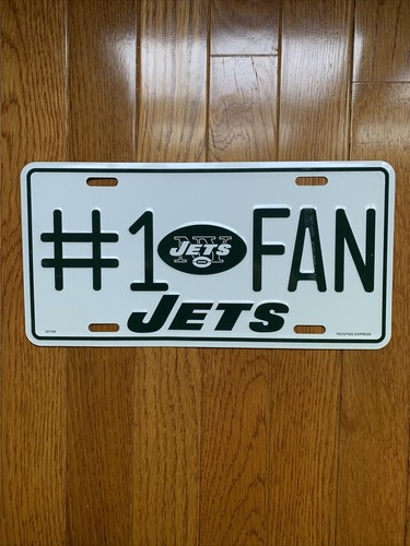 NFL New York Jets #1 Fan Metal License Plate | eBay