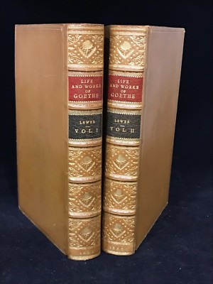 1855 The Life and Works of Goethe G.H. Lewes Two Volumes | eBay