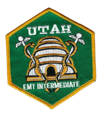 State of Utah UT EMT Emergency Medical Technician Intermediate patch ...