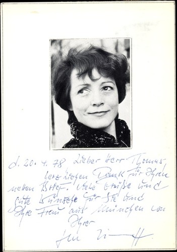 Foto Autogramm Schauspielerin Ilse Zielstorff - 4070656 | eBay