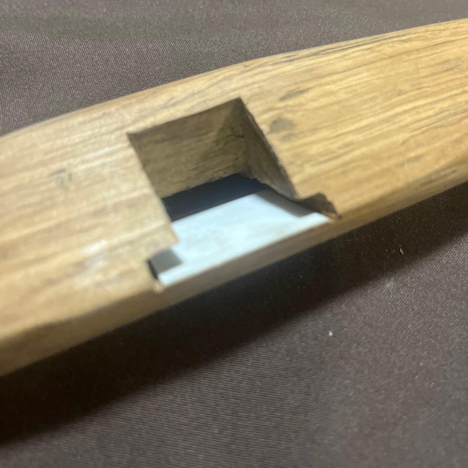 Japanese Nankin Kanna Spokeshave 30mm Blade Handmade Wooden Body Plane ...